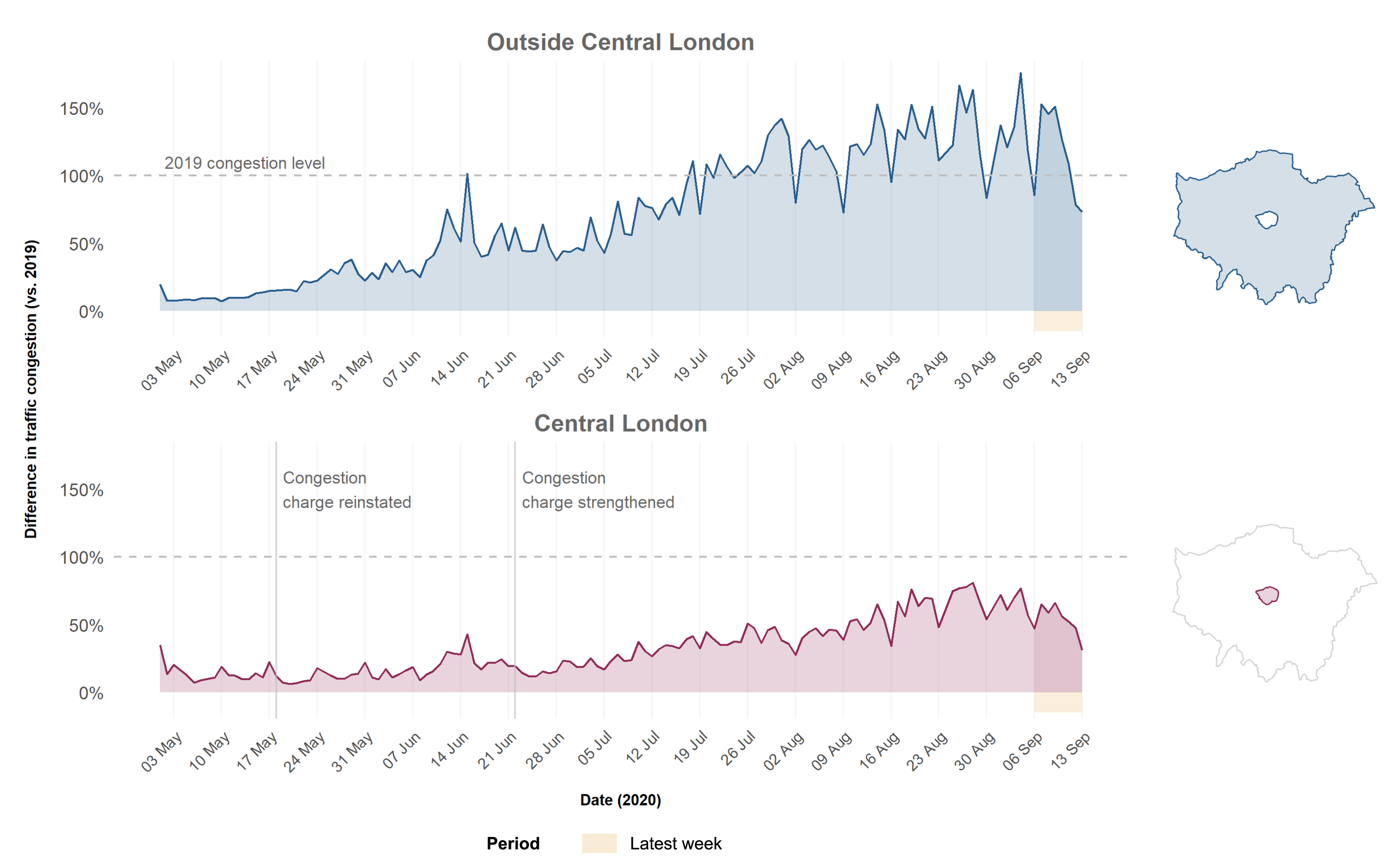 Traffic Congestion Increasing In London Above 2019 Levels Outside City Centre Environmental